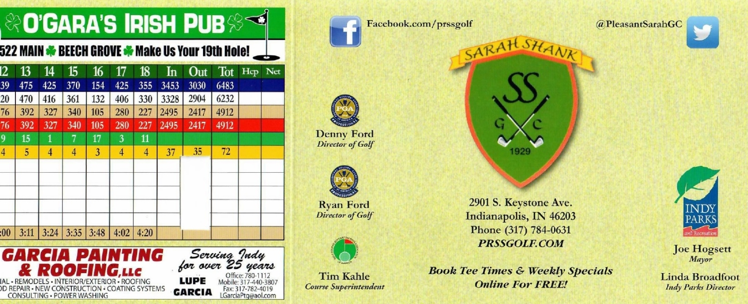 Golf Course - Pleasant Run, Sarah Shank & Whispering Hills